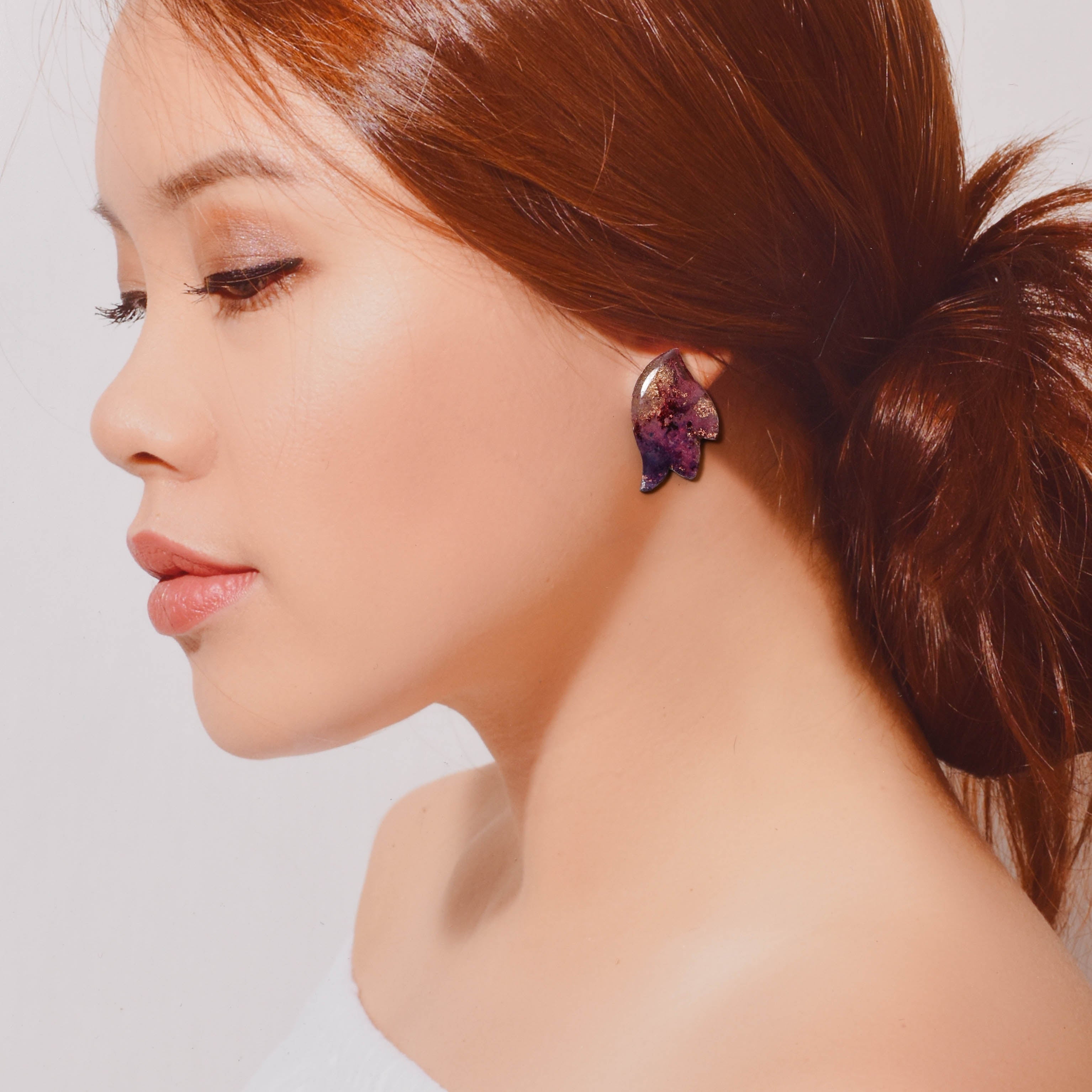 Violet Eclipse Isabella Studs – poppylab