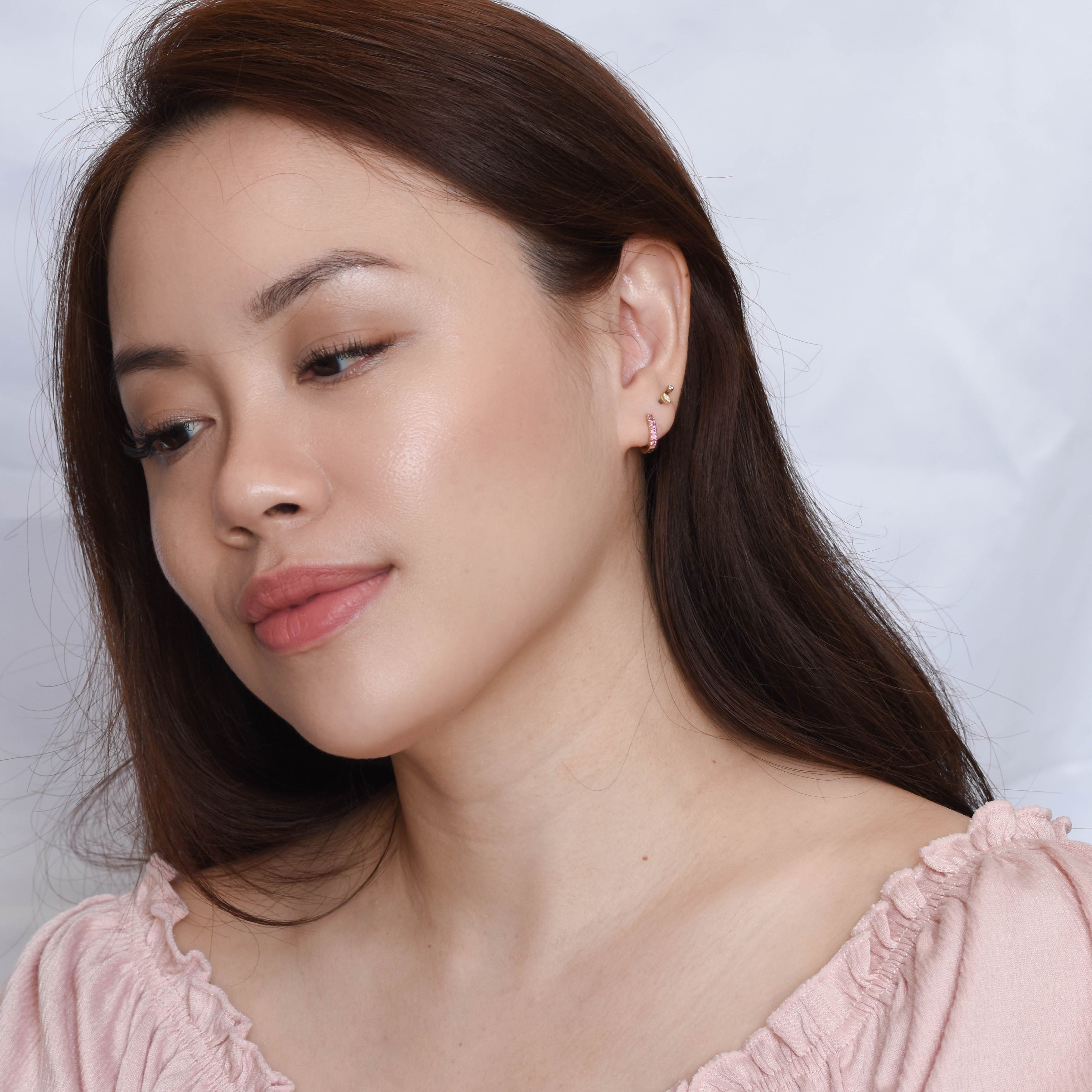 Drea Mini Huggies | Mauve Gold – poppylab